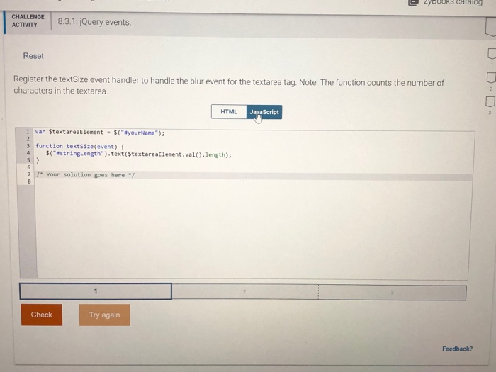 (Solved) : Register Textsize Event Handler Handle Blur Event Textarea ... (Solved) : Register Textsize Event Handler Handle Blur Event Textarea ...
