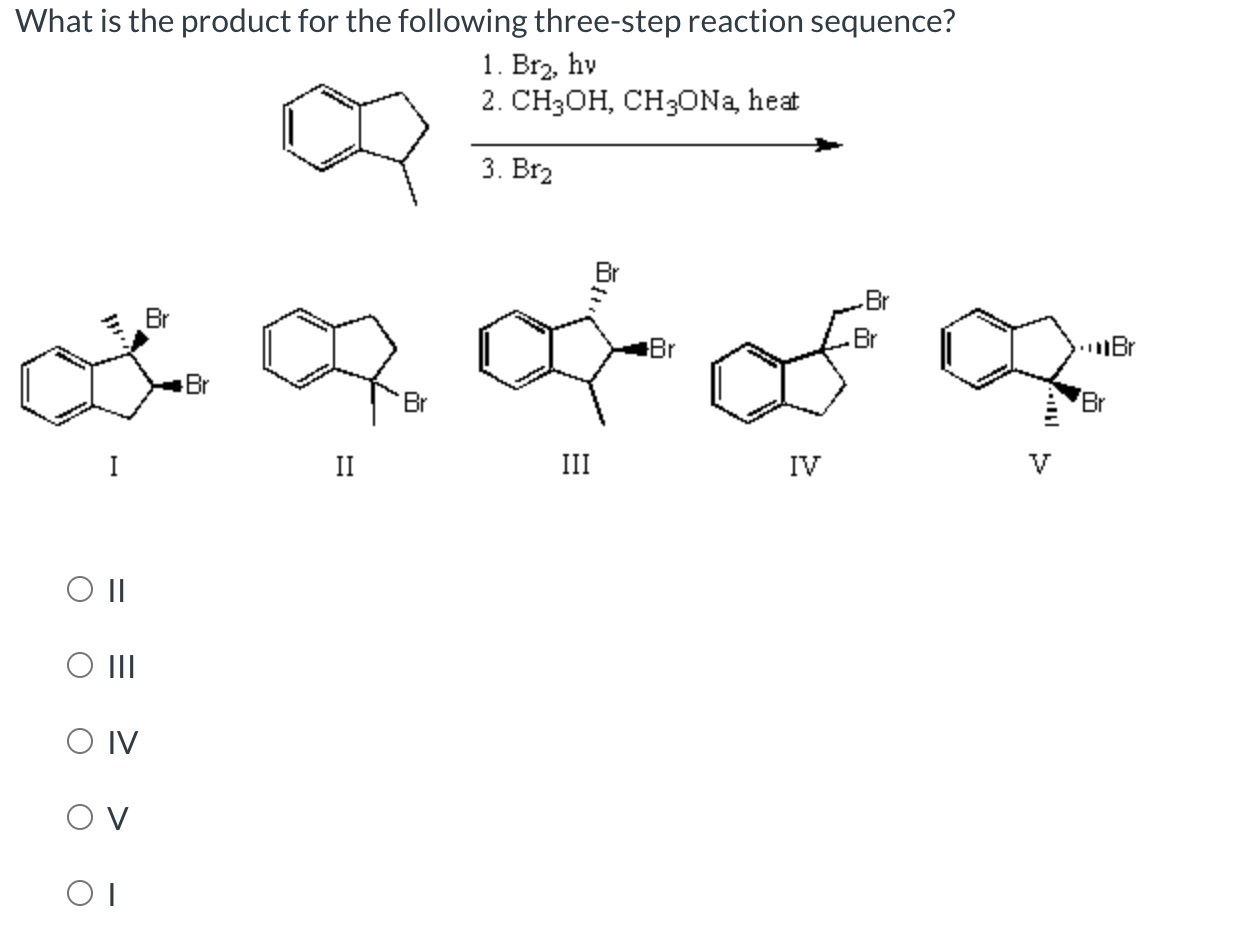 Solved What is the product for the following three-step | Chegg.com