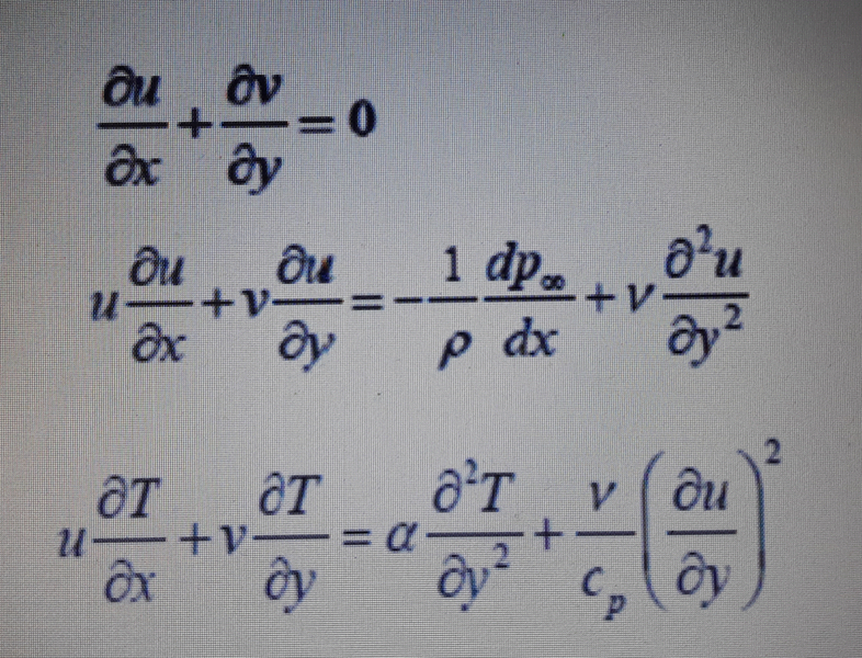 Solved The Boundary Layer Equations Of Steady Two