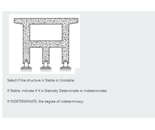 Solved A Select if the structure is Stable or Unstable: If | Chegg.com
