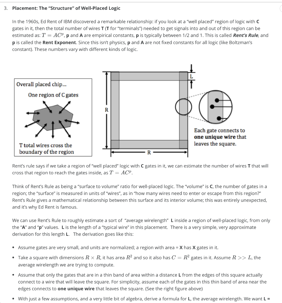 3. Placement: The "Structure" of Well-Placed Logic In | Chegg.com