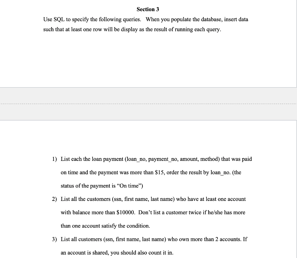 Solved Tables 1table Name Branch Sql Query 1create 1843