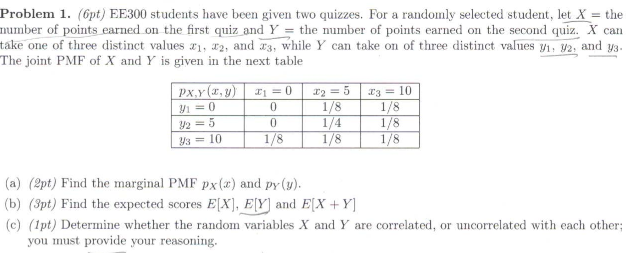 Solved Problem 1. (Opt) EE300 students have been given two | Chegg.com