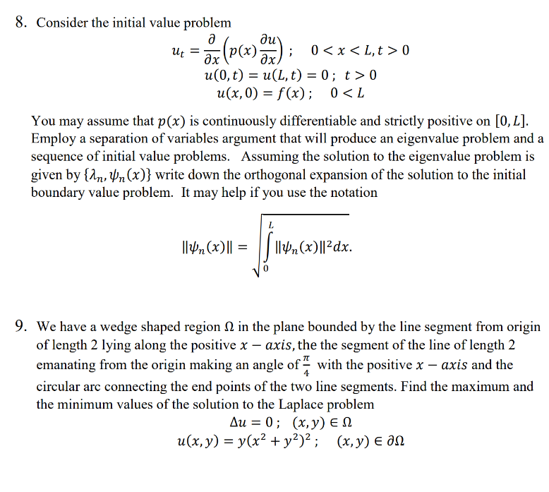 Solved 8. Consider the initial value problem | Chegg.com