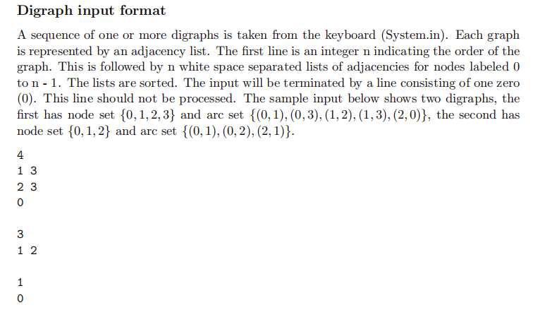 Solved 3. BFS to find distances 30 Marks Write a program | Chegg.com