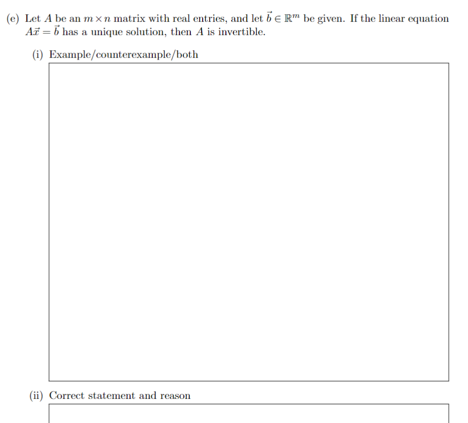 Question 2: True, sometimes true or never true? For | Chegg.com