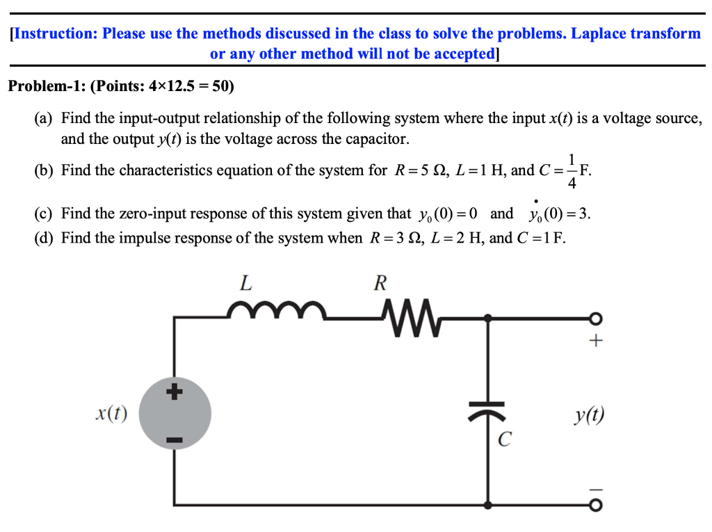 Solved [Instruction: Please use the methods discussed in the | Chegg.com