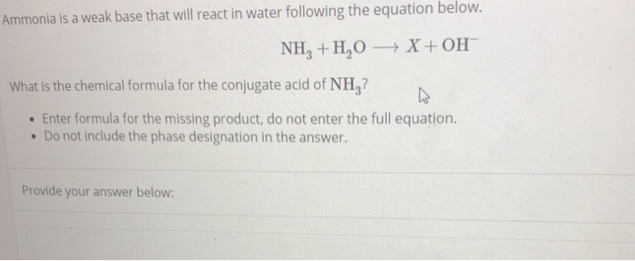 Equation For The Reaction Of Ammonium Ion With Water
