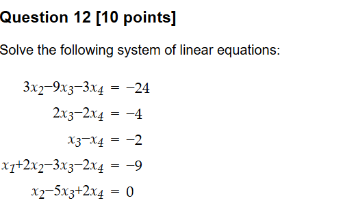 Solved Show me the steps to solve. This is Linear Algebra. | Chegg.com