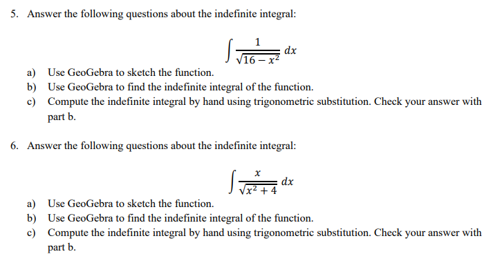 Solved Problems. Use GeoGebra to complete all the problems | Chegg.com