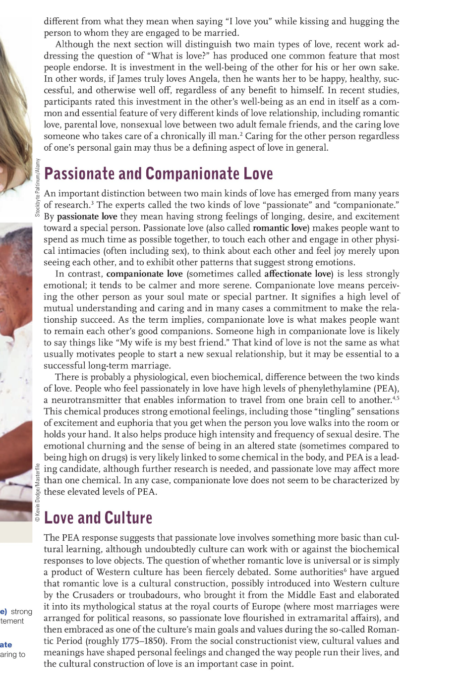 Solved 1. Compare passionately (romantic) love to | Chegg.com