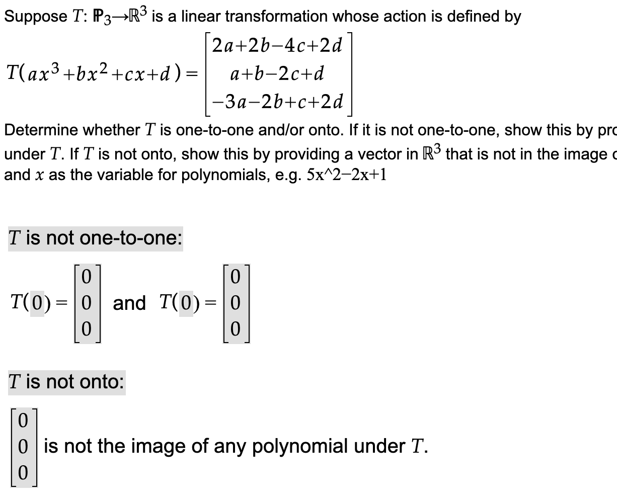 [Solved]: Suppose ( T: mathbb{P}_{3} rightarrow mathbb