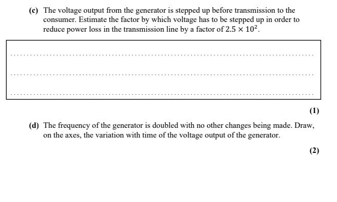 Solved 7. The diagram shows an alternating current generator | Chegg.com