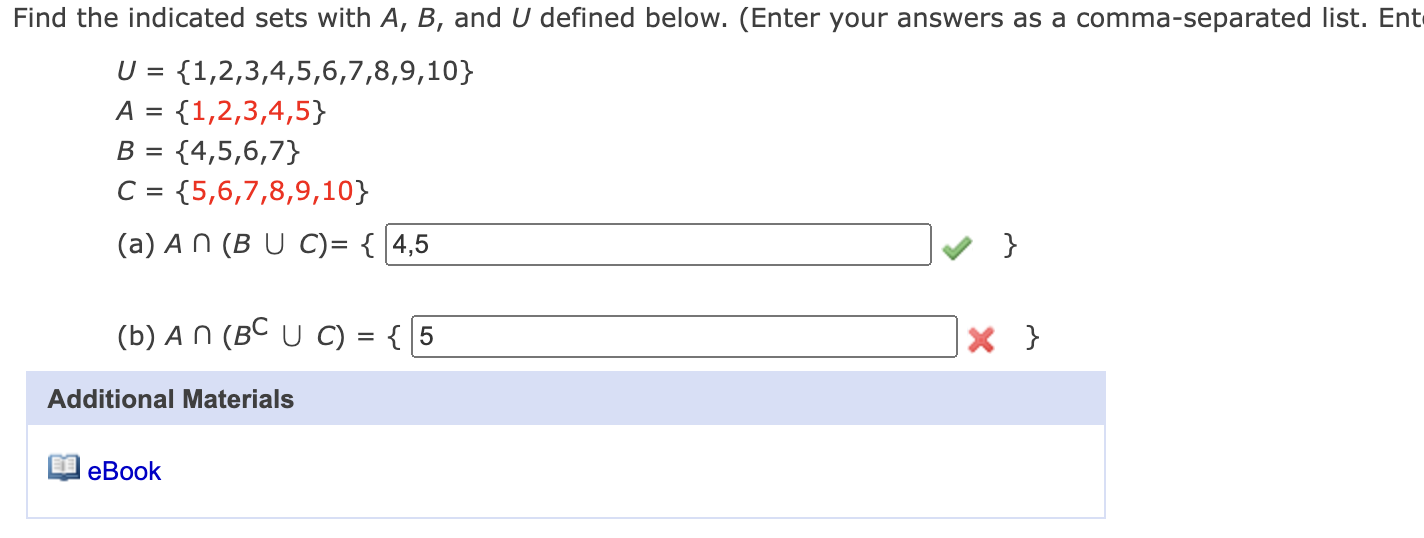 Solved AC∩BC∩C Points] TEAFM2 4.1.020. Indicate where the | Chegg.com