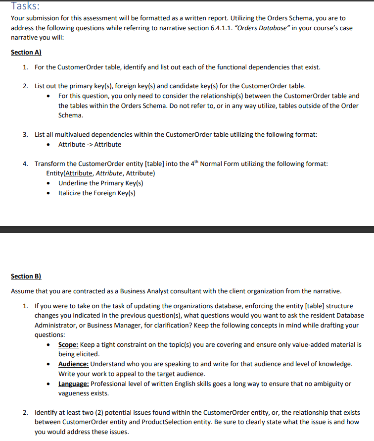 Solved C.1.1. Orders.CustomerOrder 房 FIg. Customerurder | Chegg.com