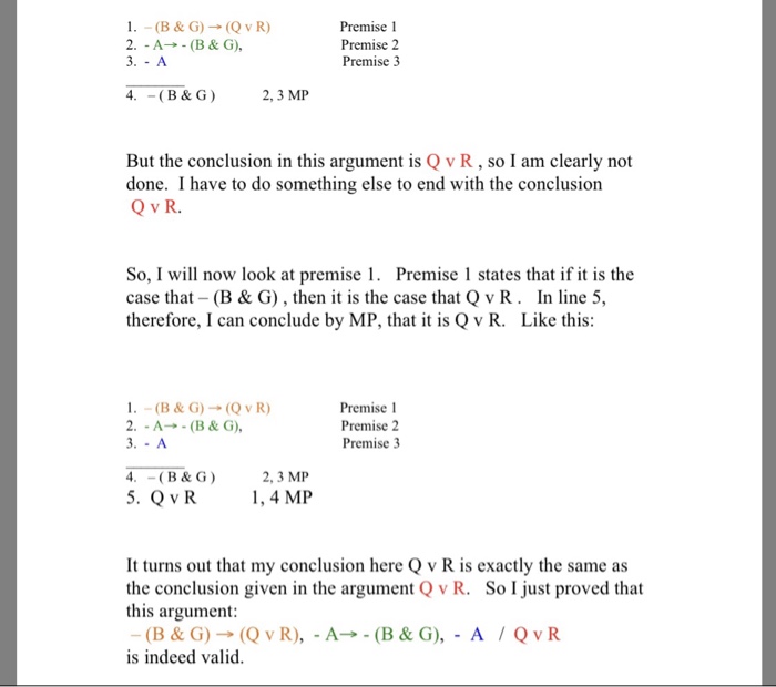 Solved Today we will "prove" symbolic arguments without | Chegg.com