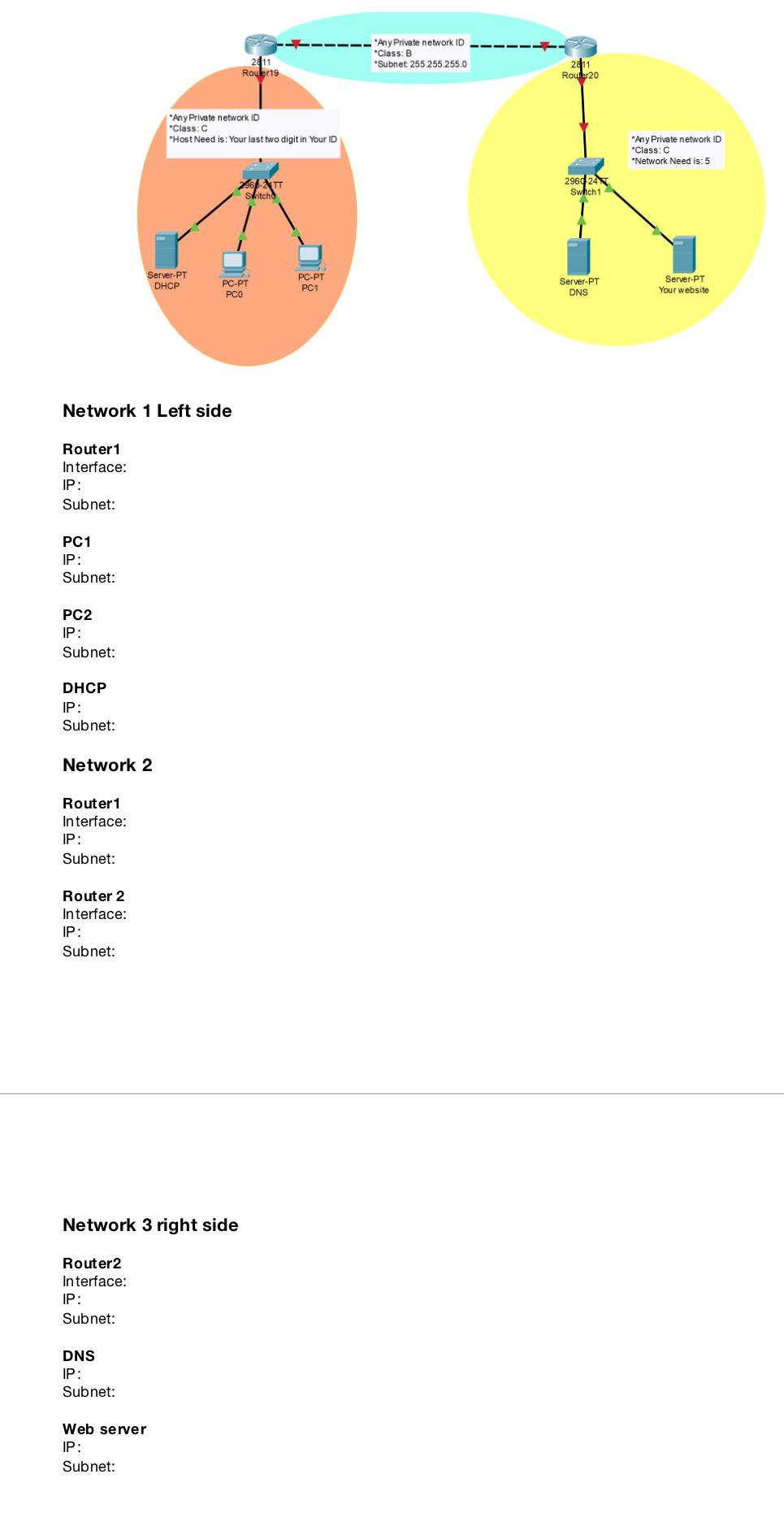 Solved In program cisco packet tracer for computer networks | Chegg.com