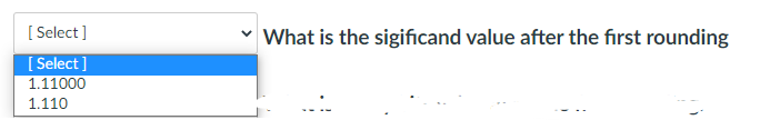 Solved Consider the following two floating point numbers | Chegg.com