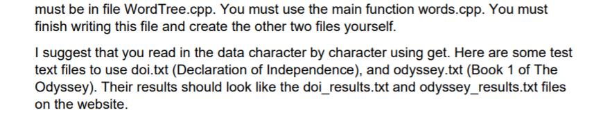 Solved In this assignment, you are to write a program that | Chegg.com