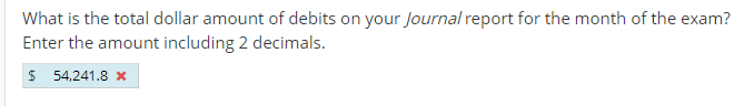 What is the total dollar amount of debits on your | Chegg.com
