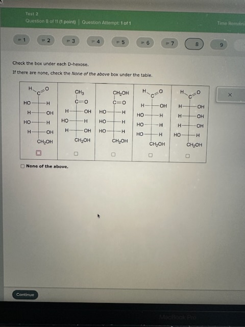Solved Check the box under each D-hexose. If there are none, | Chegg.com