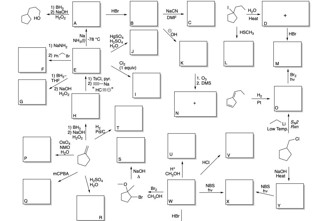 Solved Complete the following reaction maze by submitting | Chegg.com