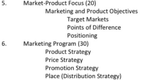 5 Market-Product Focus (20) Marketing and Product | Chegg.com