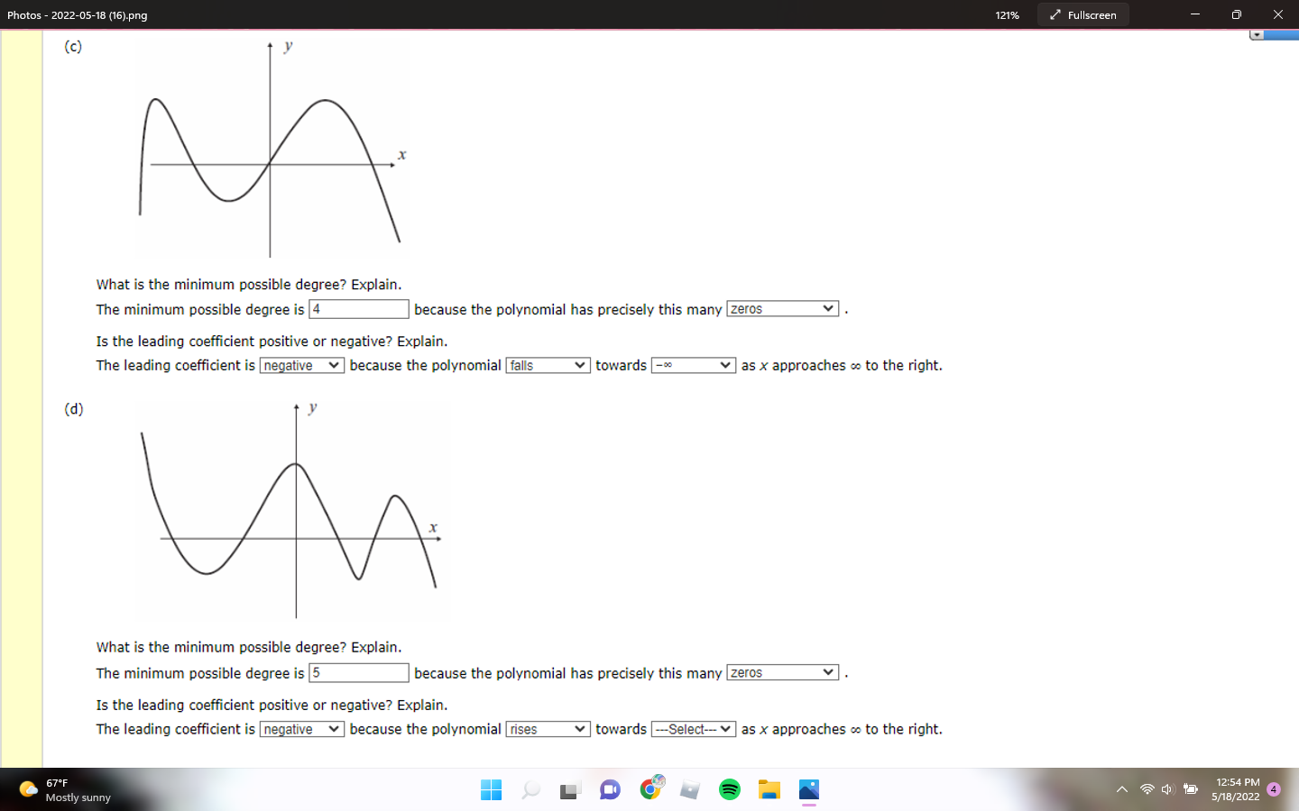 Solved Photos - 2022-05-18 (14).png 110% Fullscreen 12. | Chegg.com