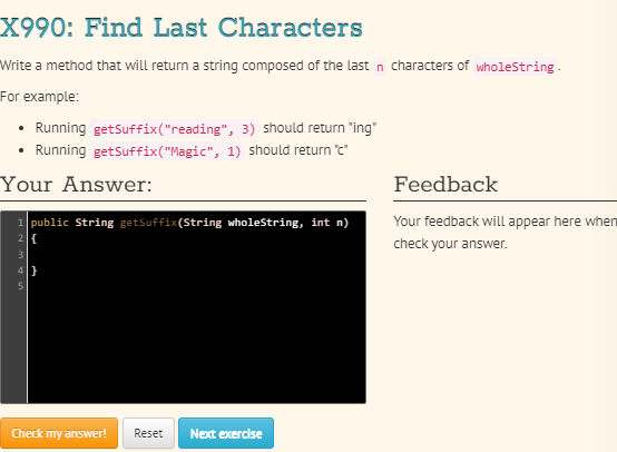 Solved The Method Below Takes A String As A Parameter The Chegg