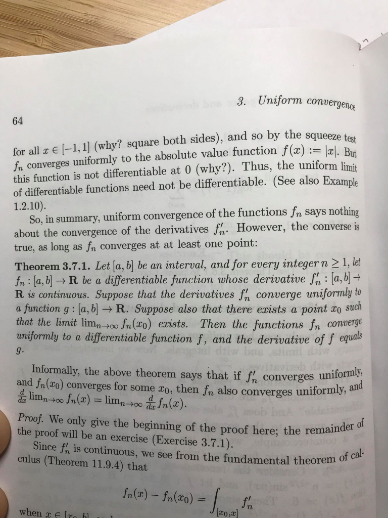 Solved 3. Uniform convergence 64 for all r [-1,1] (why? | Chegg.com