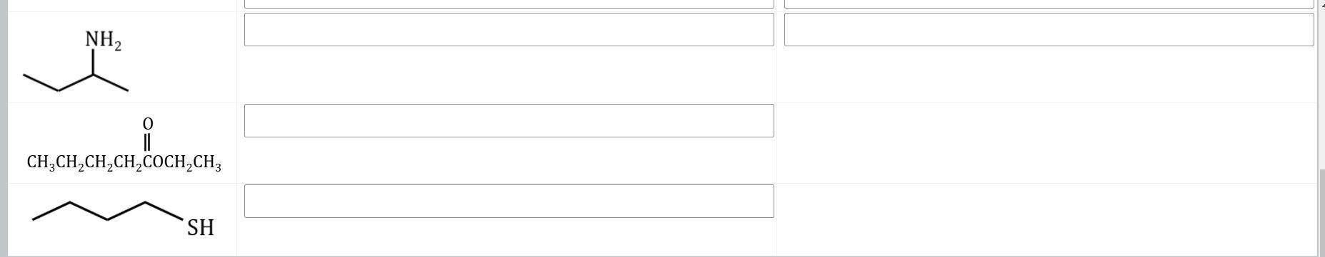 Solved Identify and record the name of the functional group | Chegg.com