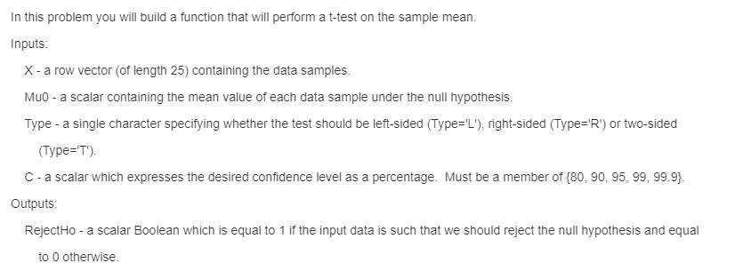 In this problem you will build a function that will | Chegg.com