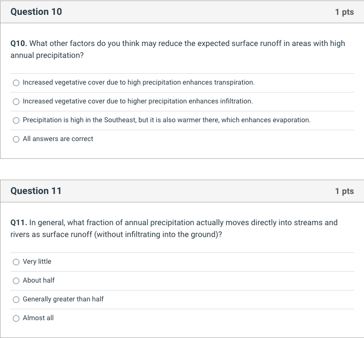 Solved Question 10 1 pts Q10. What other factors do you | Chegg.com