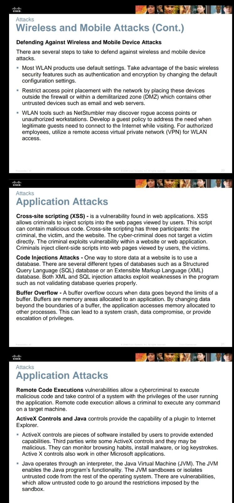 Solved Attacks Types of Cyber Attacks Denial-of-Service | Chegg.com