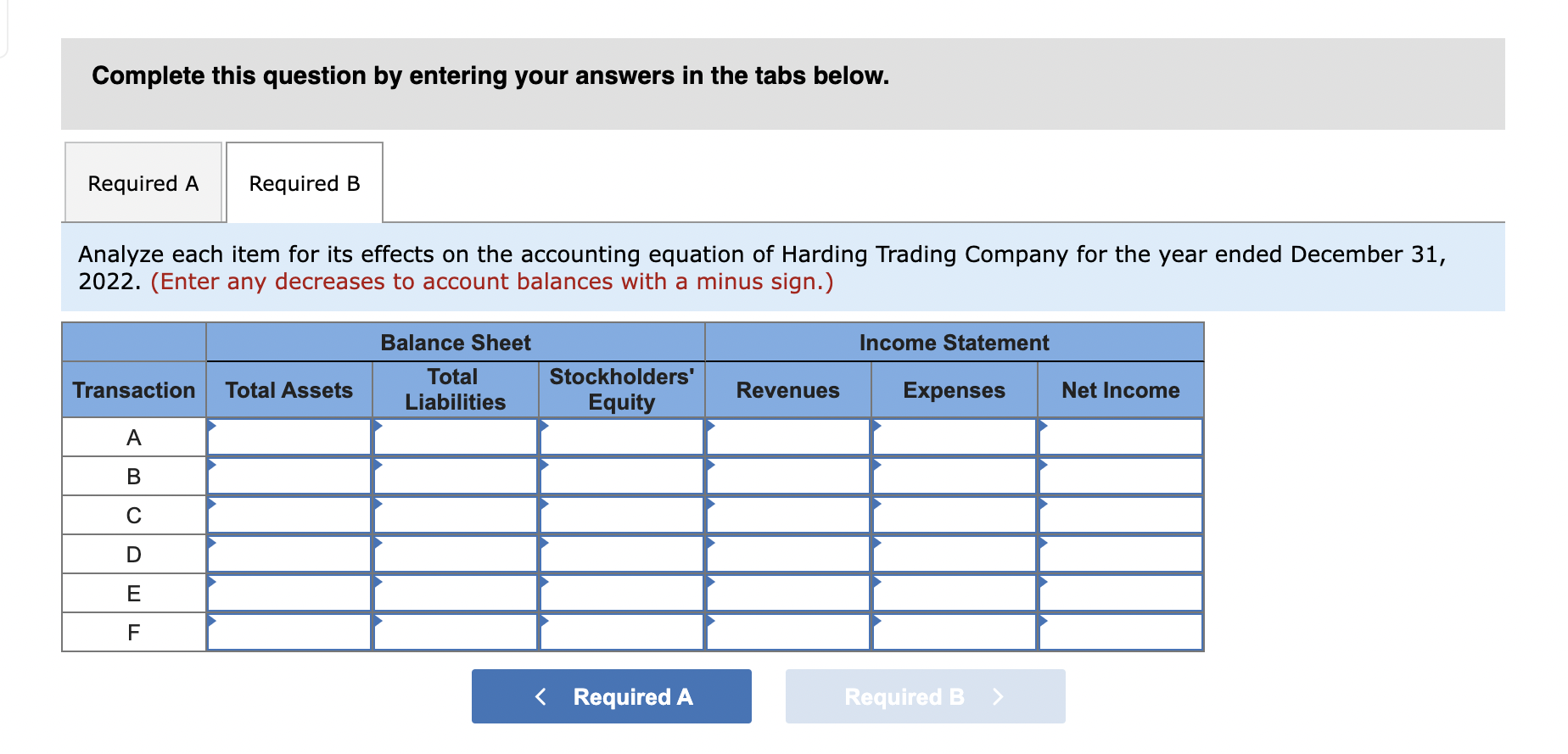 Solved All of the transactions of Harding Trading Company | Chegg.com