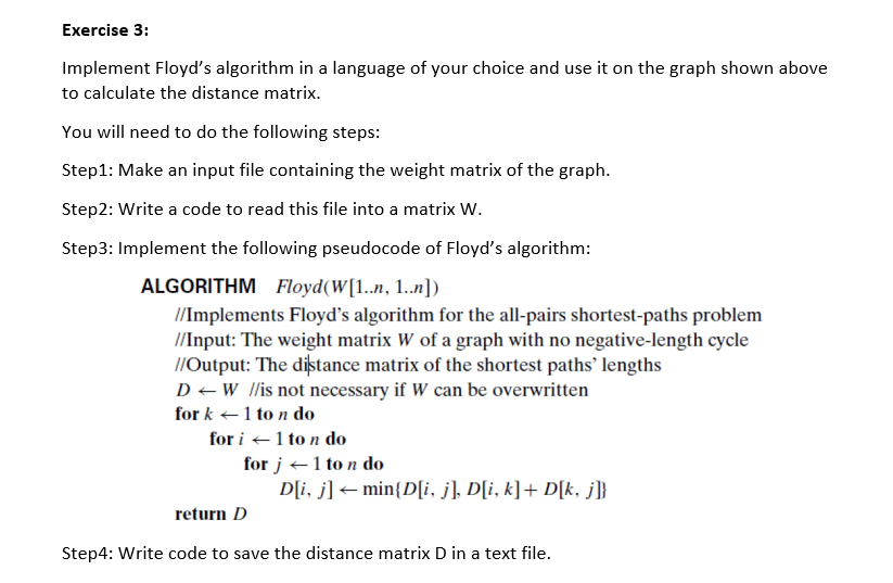 Solved Exercise 4 Run The Code Developed In Exercise 3 On Chegg