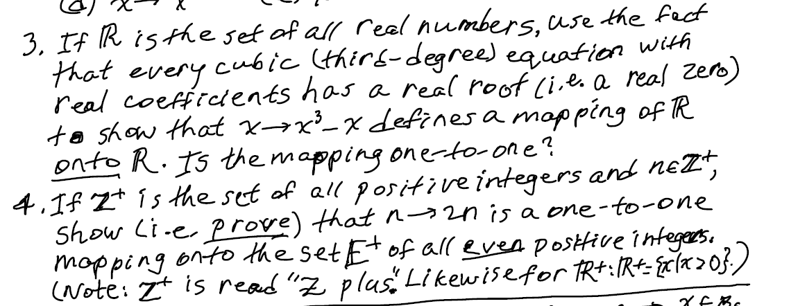 Solved 3. If R is the set of all real numbers, use the fact | Chegg.com
