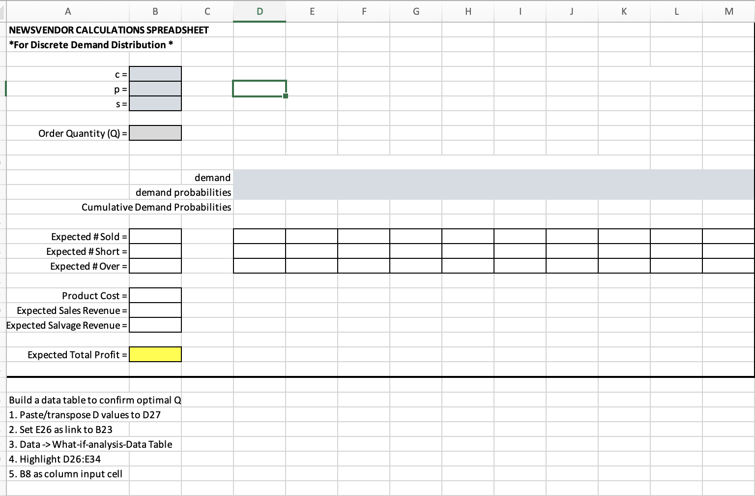 Inventory Simulation Case Study SCM 475 | Chegg.com