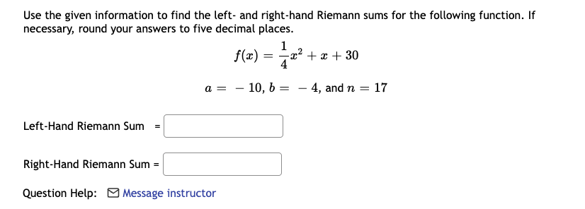Solved Use the given information to find the left- and | Chegg.com
