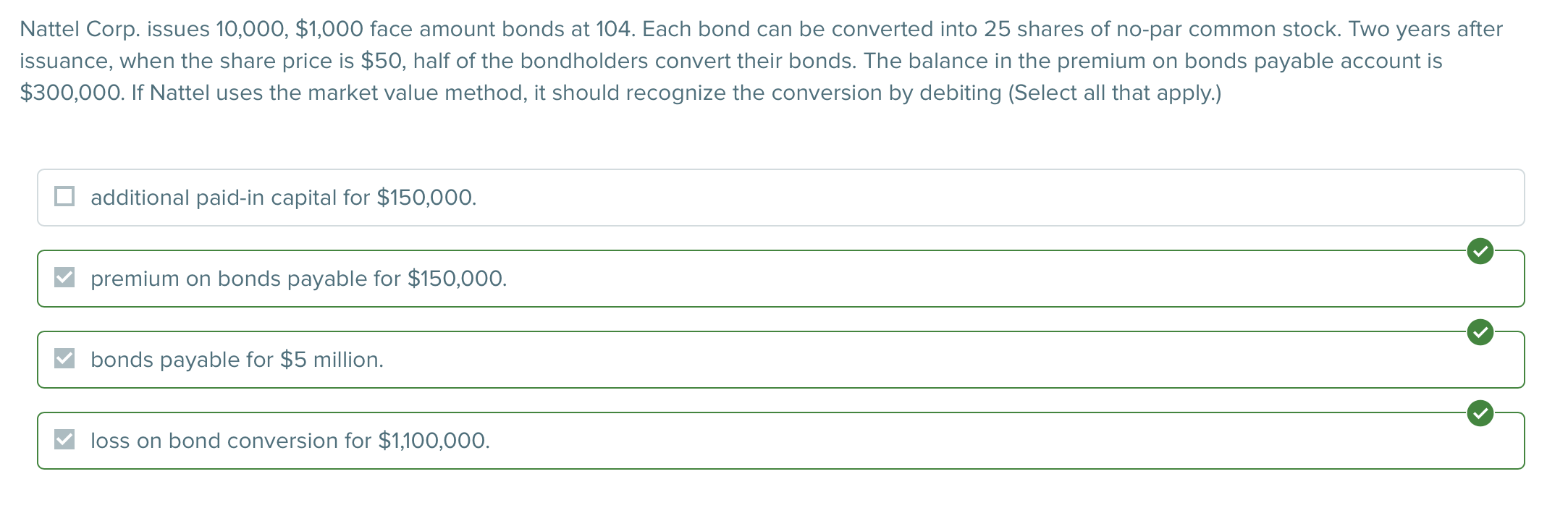 Solved Nattel Corp. issues 10,000, $1,000 face amount bonds | Chegg.com