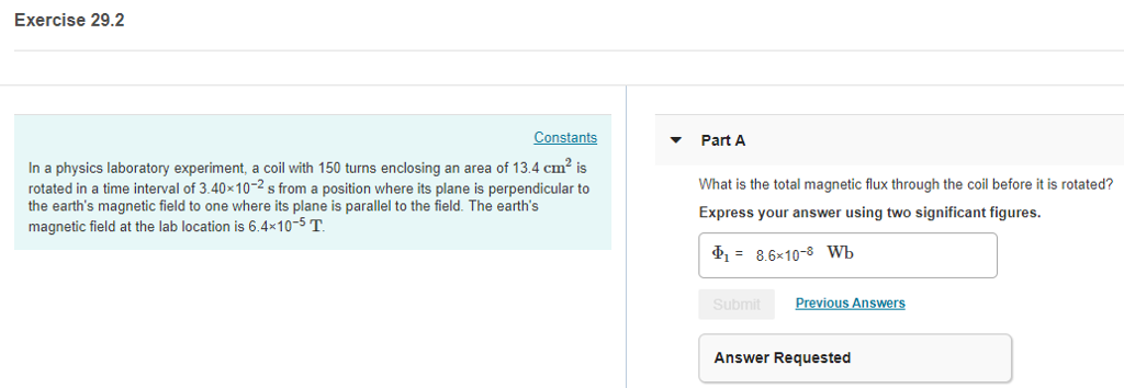 Solved In a physics laboratory experiment, a coil with 150 | Chegg.com