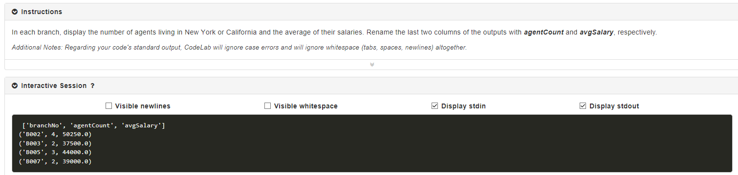 Solved SQL DATA LANGUAGE ['fName', 'lName', 'city', 'state', | Chegg.com