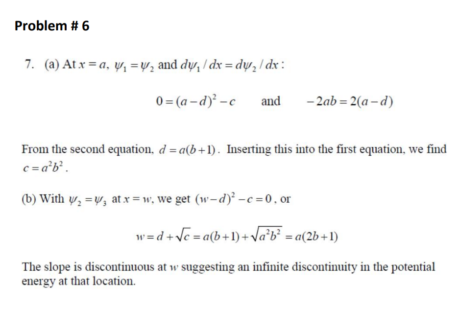 Solved I need a full detailed answer. Problem 6) w Below is | Chegg.com