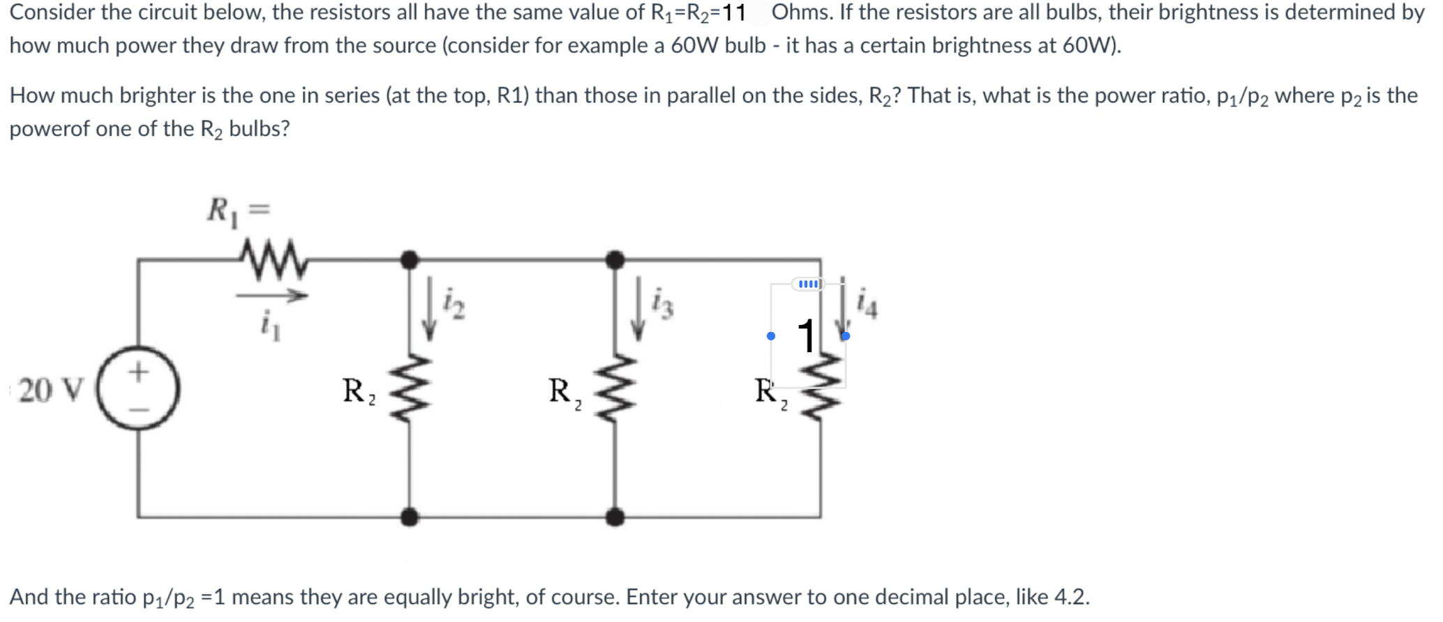 Solved Consider the circuit below, the resistors all have | Chegg.com