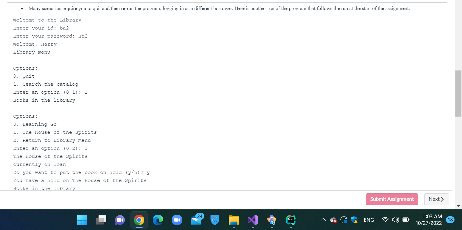 I have the following program that need to be | Chegg.com