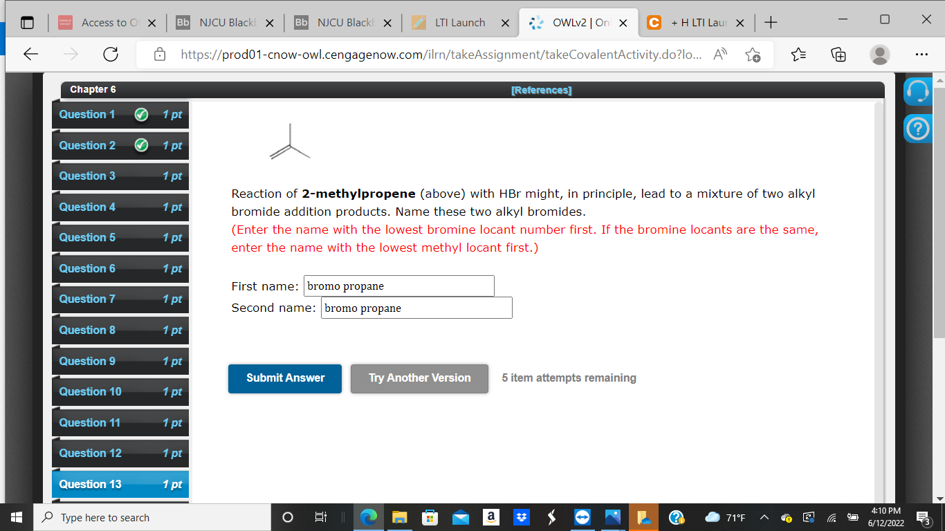 Solved + H LTI Launch X OWLv2 | Onl x C + H LTI Laur x | + | Chegg.com
