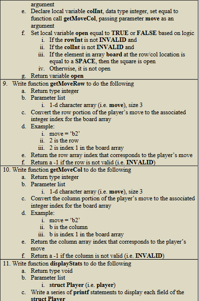 Solved C Programming Update the code using the instructions | Chegg.com