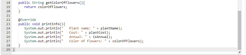 Solved File is marked as read only Current file: Flower.java | Chegg.com