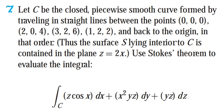 Solved Z Let C be the closed, piecewise smooth curve formed | Chegg.com
