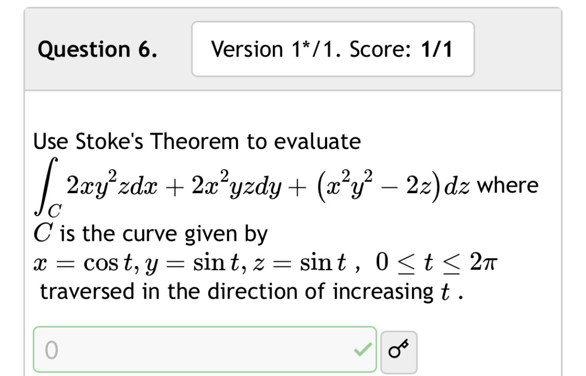 Solved Question 6. Use Stoke's Theorem to evaluate | Chegg.com